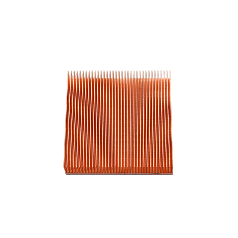 Skived Copper Pin Fin Solar Heat Sink with Fan Cooling from China ...
