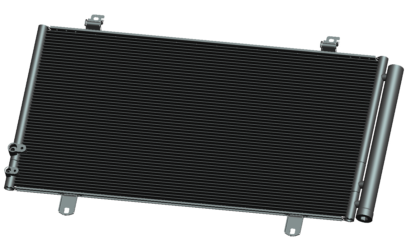 Microchannel Flat Tube Auto Car AC Condenser from China manufacturer ...