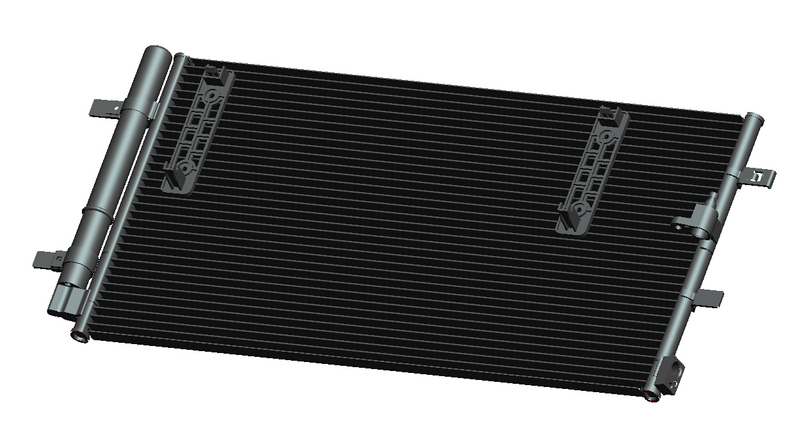 Auto Car Air Conditioning Aluminum Air Cooled Condenser from China ...