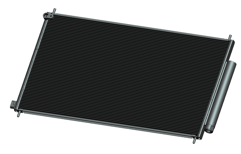 Auto Car Air Conditioning Aluminum Air Cooled Condenser from China ...