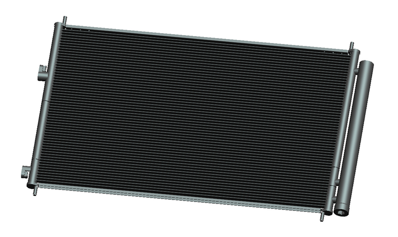 Auto Car Air Conditioning Aluminum Air Cooled Condenser from China ...